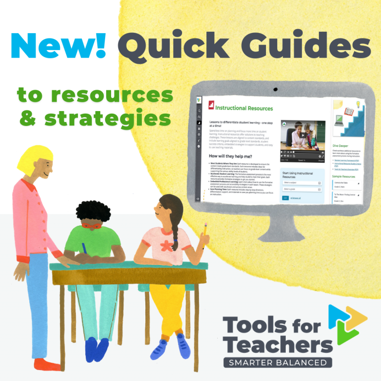 New Tools for Teachers Quick Guides: How to Use Resources and Strategies